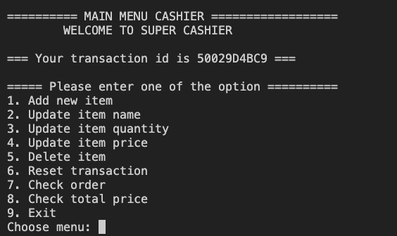GitHub - DzakiMakaarim/super-cashier