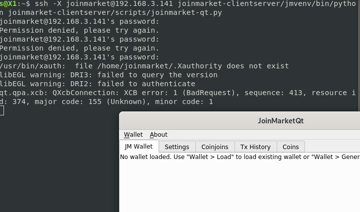 Joinmarketqt Gui On The Desktop Pyside2 Error · Issue 1856 · Raspiblitzraspiblitz · Github 