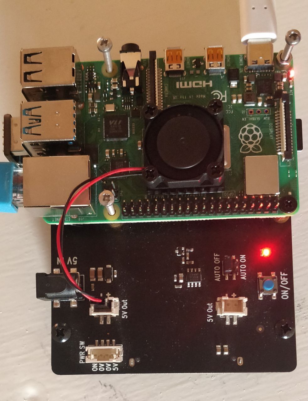 RPi4 build with SATA-USB expansion board and 5V fan · Issue #905 ...