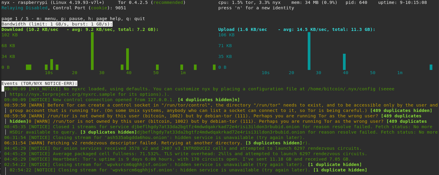 Tor [WARN] fixes · Issue #998 · raspiblitz/raspiblitz · GitHub
