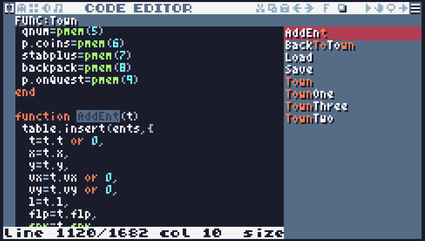 [bug] Outline · Issue 1758 · Nesbox Tic 80 · Github