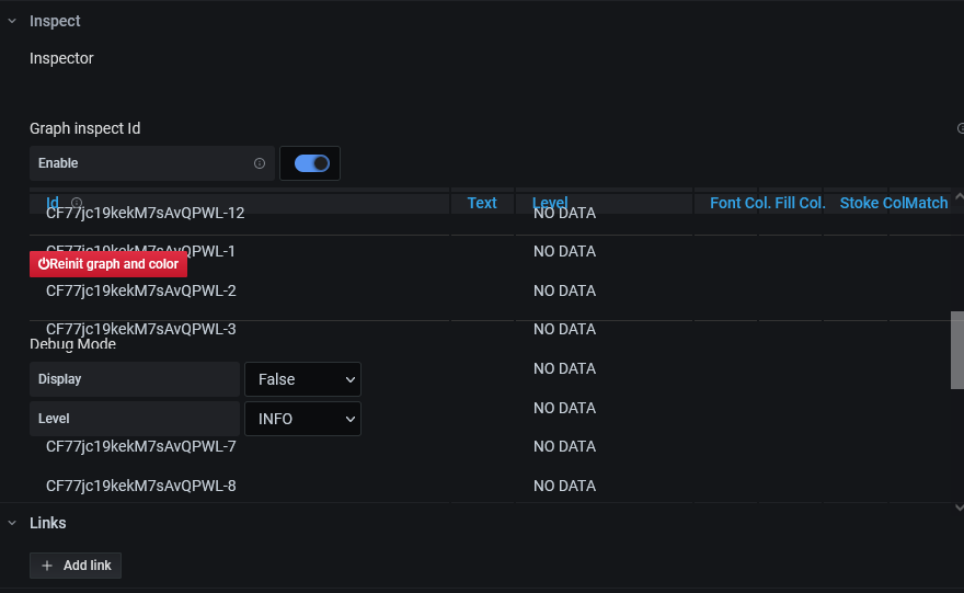 Visual Overlapping In Inspect Tab · Issue 301 · Algenty Grafana Flowcharting · Github