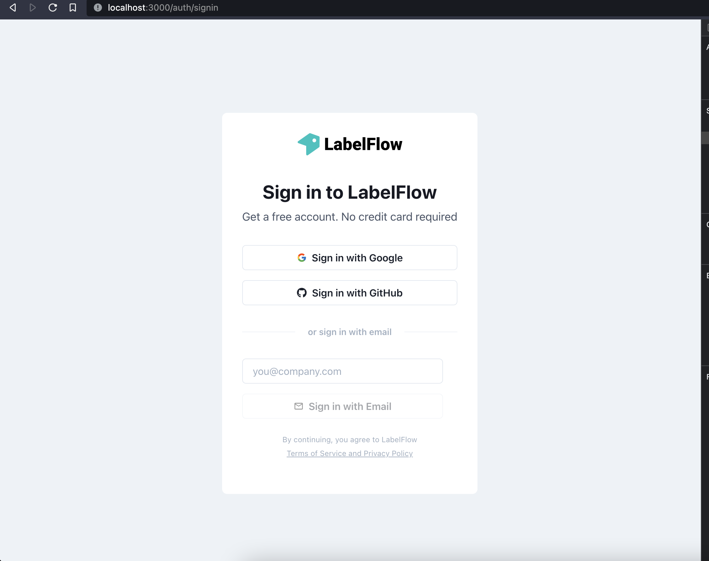 Refine sign-in page design before releasing Delete Service Worker · Issue #876 · labelflow ...