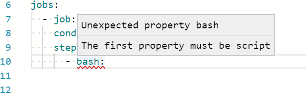 Confusing error for empty bash task · Issue #167 · microsoft/azure-pipelines-vscode · GitHub