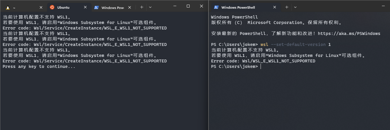 Run Wsl1 Error · Issue 9588 · Microsoftwsl · Github