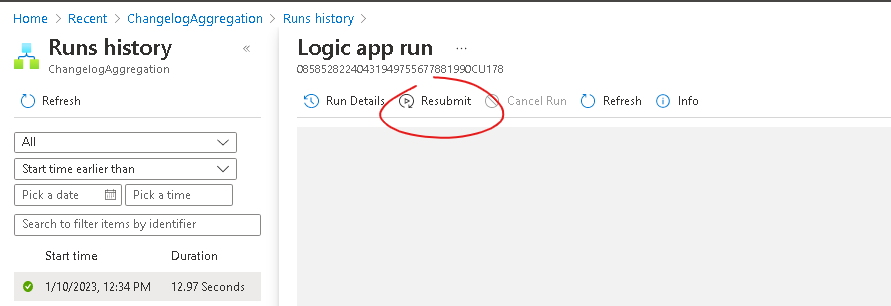 Workflow resubmit workflow run doesn't pass the same headers as original workflow run. · Issue ...