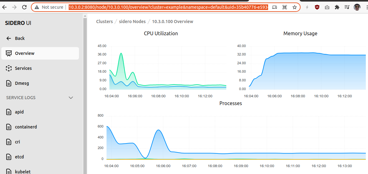 Please disable the graphs animations · Issue #55 · siderolabs/theila ...