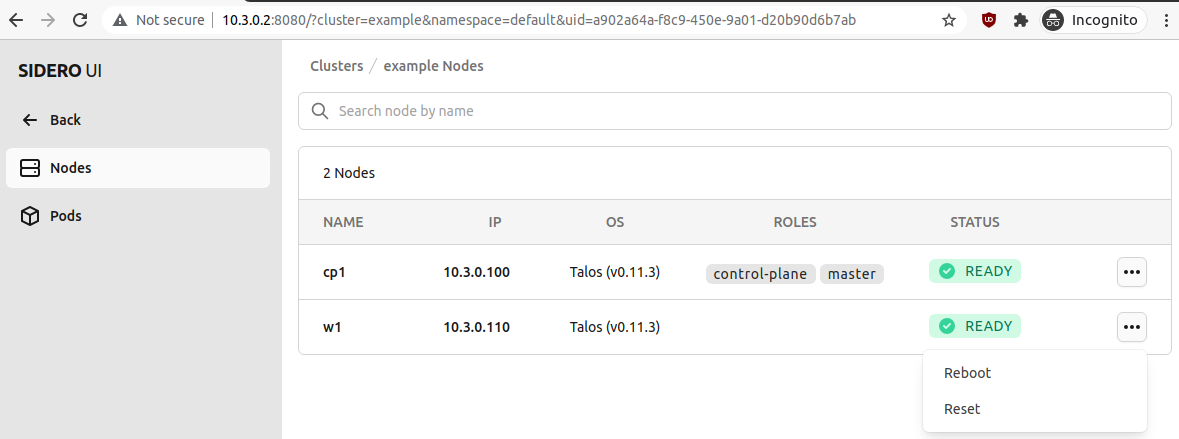 Cannot reboot/reset a cluster node · Issue #65 · siderolabs/theila · GitHub