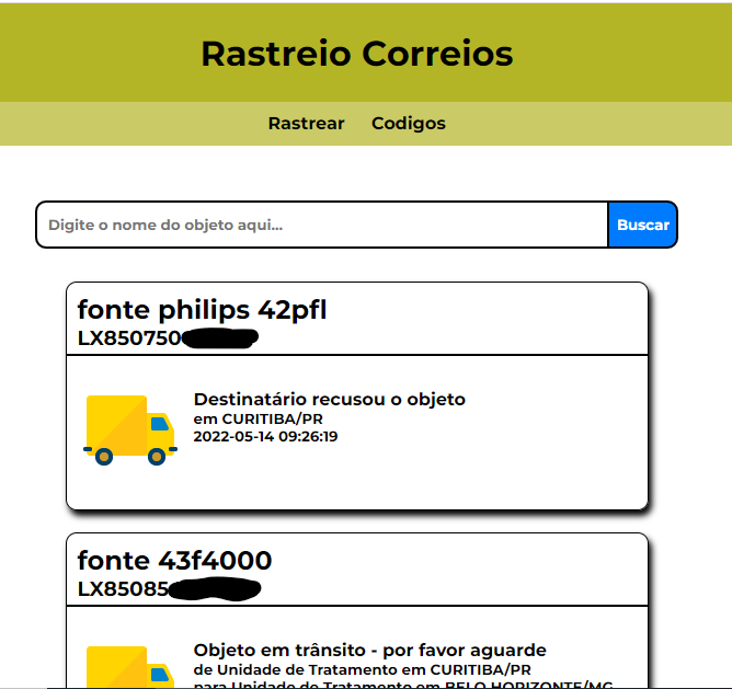 GitHub - roux3/Rastreio-correios
