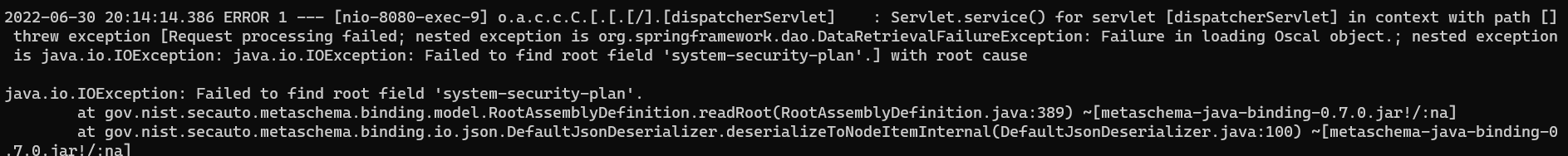 Handle Bad Files in GET Requests · Issue #101 · EasyDynamics/oscal-rest-service · GitHub
