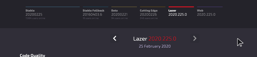The changelog overlay should just dimmer the selected category when hovering · Issue #7998 · ppy ...