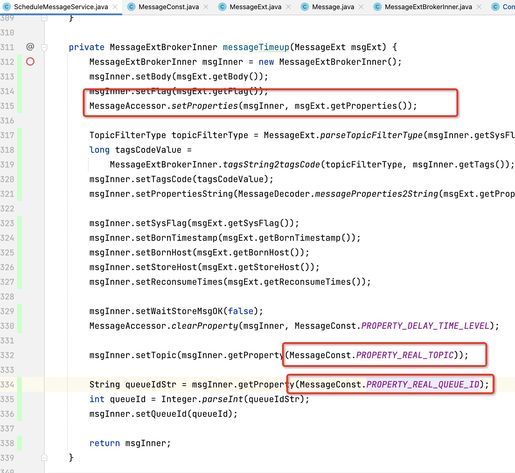 About the ScheduleMessageService#messageTimeup method · Issue #4164 · apache/rocketmq · GitHub