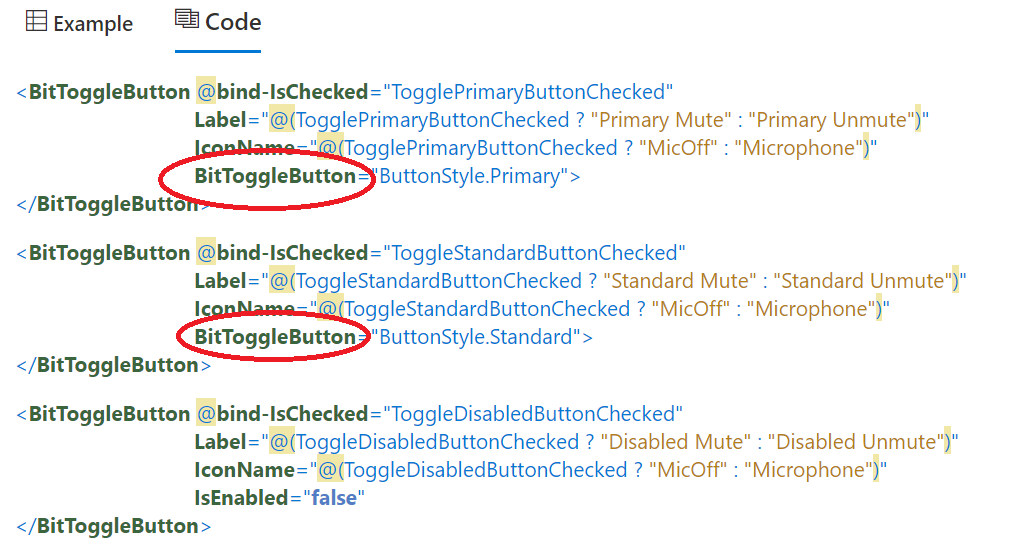 Wrong parameter name BitToggleButton instead of ButtonStyle · Issue #829 · bitfoundation ...