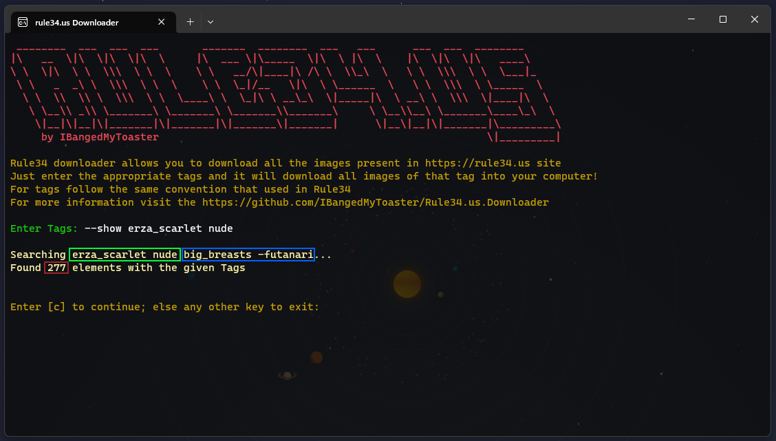 GitHub - IBangedMyToaster/Rule34.us.Downloader: Download your favourite content from Rule34.us