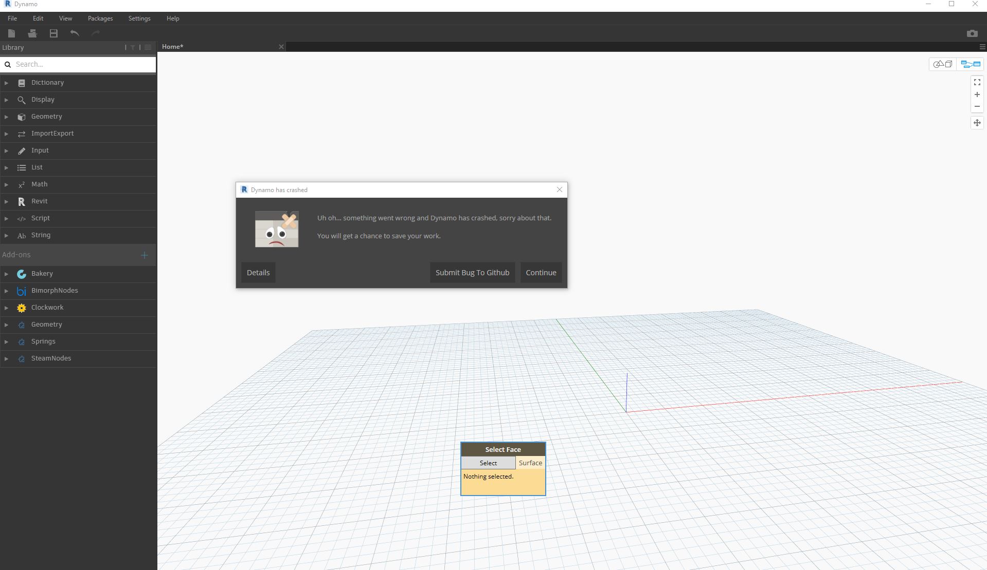 Dynamo failure start up · Issue #9104 · DynamoDS/Dynamo · GitHub