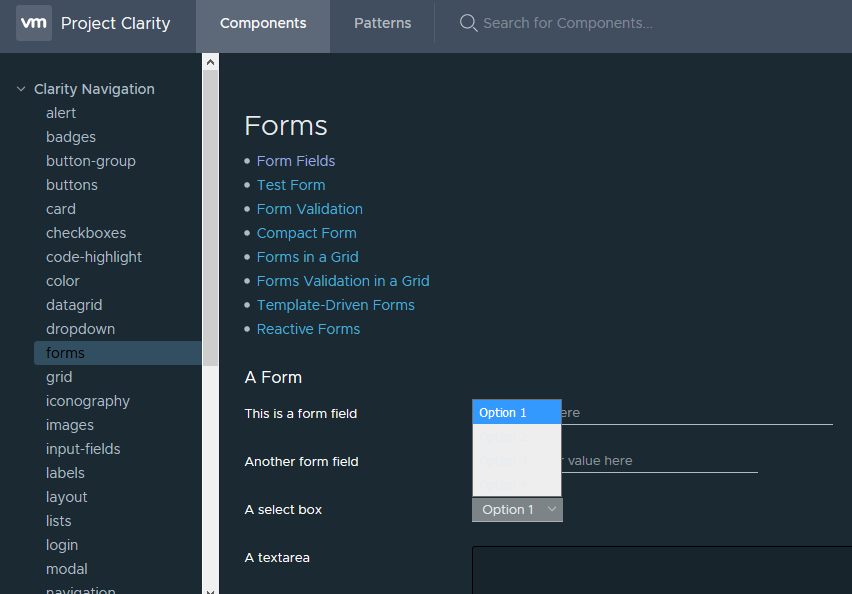[UI] Dark theme select options are not visible · Issue #1853 · vmware-archive/clarity · GitHub