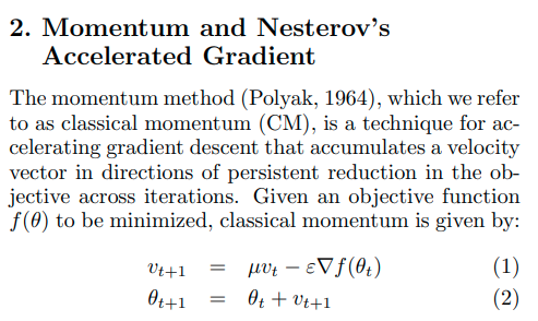 Incorrect documentation of SGD momentum · Issue #44917 · pytorch/pytorch · GitHub