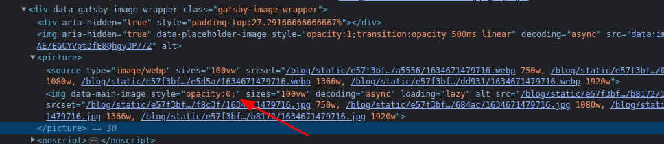 Gatsby Plugin Image And Opacity 0 · Issue 37673 · Gatsbyjsgatsby · Github 