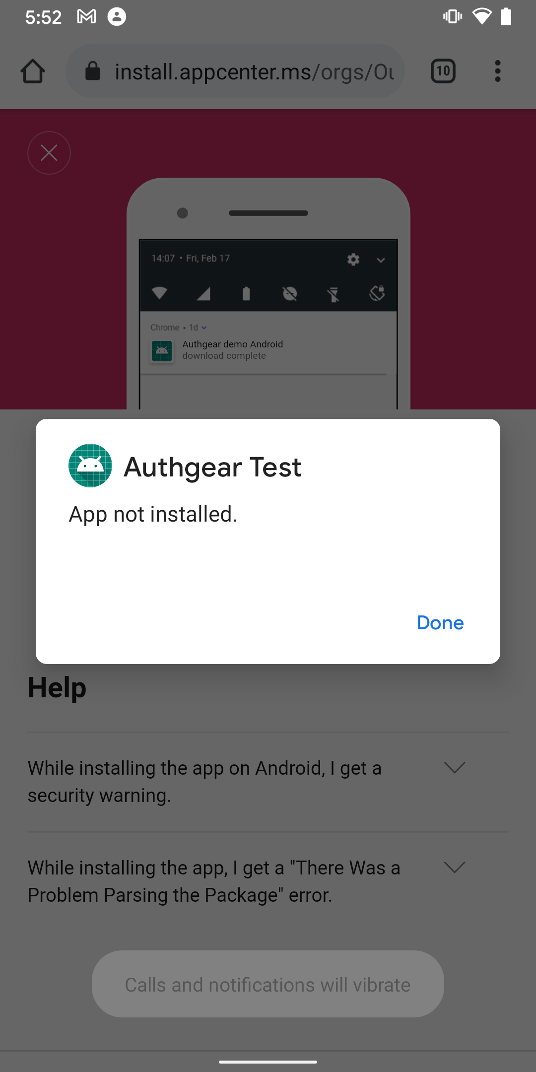 [Demo app, Android 11] Install failed with Native App · Issue #1311 ...