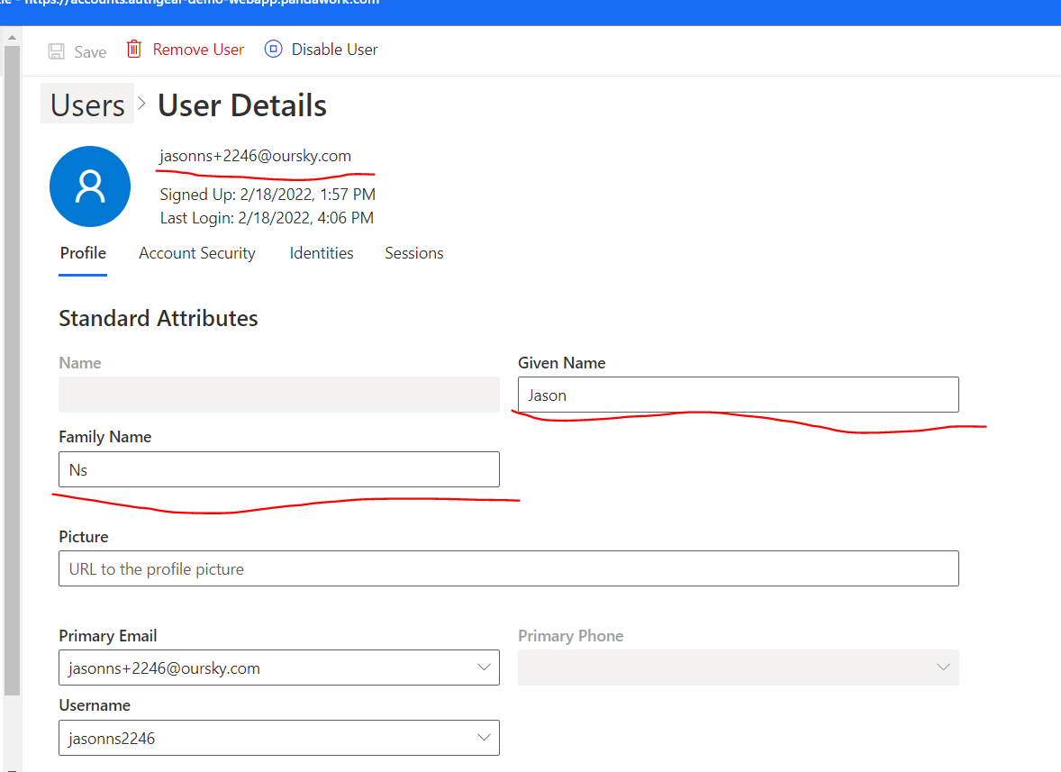 [User management, Profile] Missing account name in the profile header · Issue #1819 · authgear ...