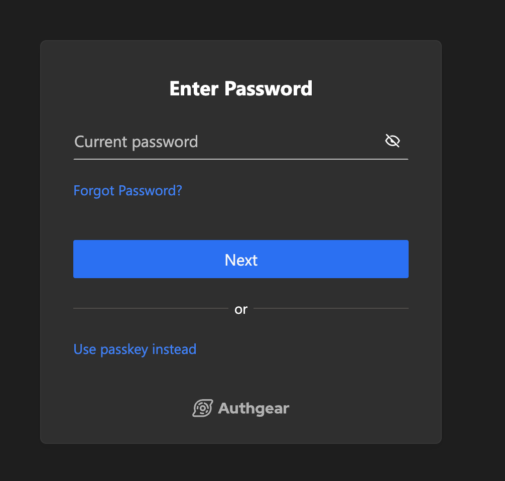 [Passkey, suggestion] Should update user flow for "Forgot Password" for ...
