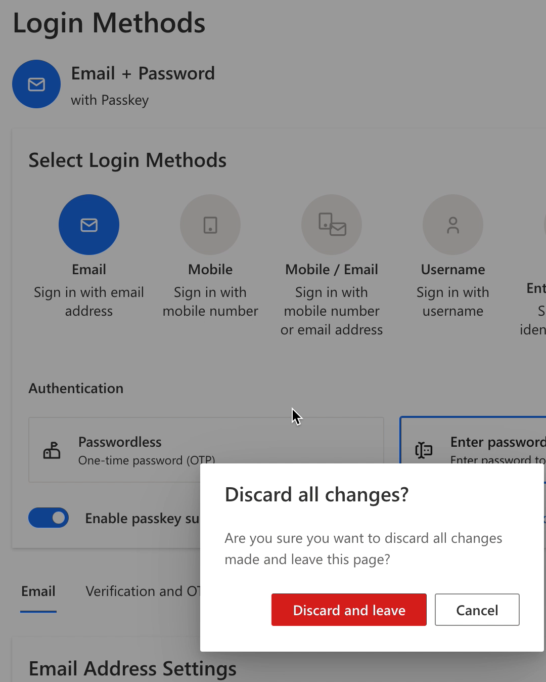 [Save/Discard] If user clicks save and leaves page quickly, Discard changes dialog will be shown ...