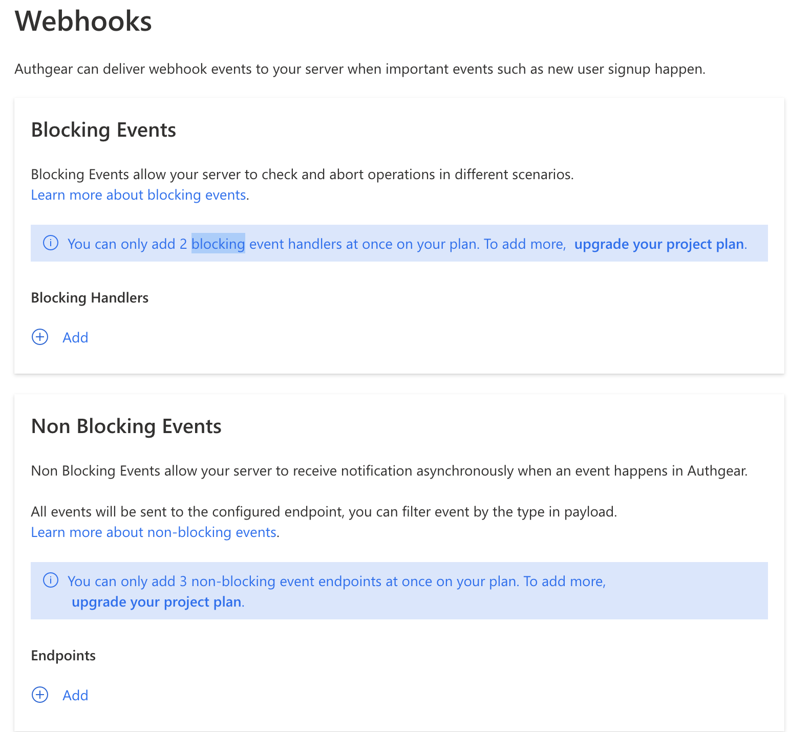 Do not limit Webhook quota by blocking and non-blocking · Issue #2685 · authgear/authgear-server ...