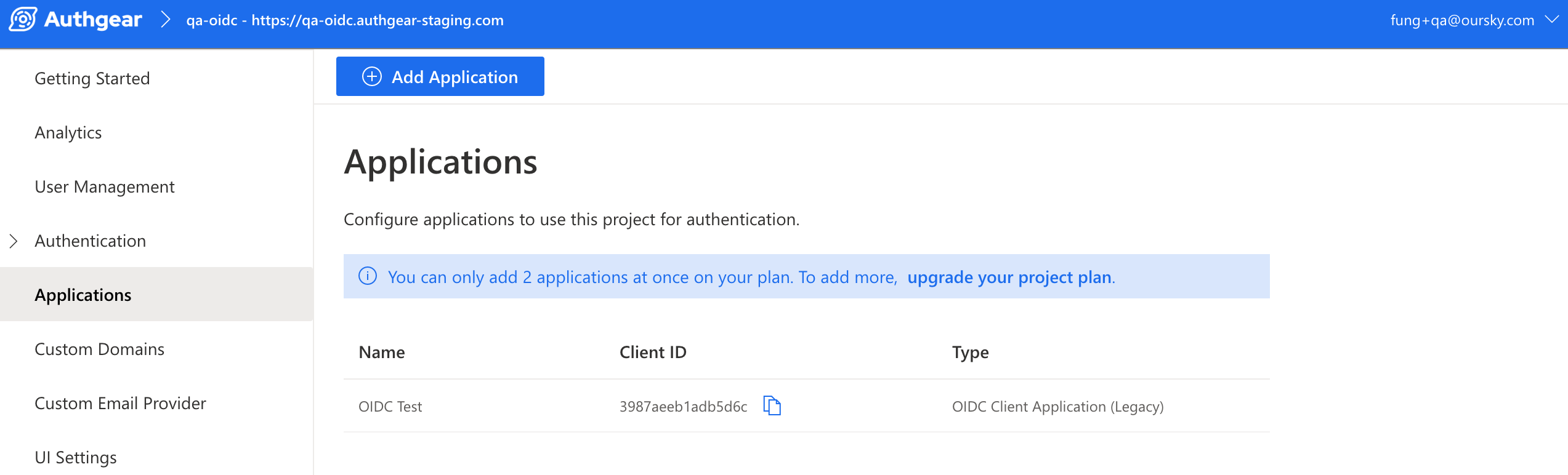 [portal Oidc] Deprecation Warning Not Obvious Enough For Legacy Oidc · Issue 3180 · Authgear