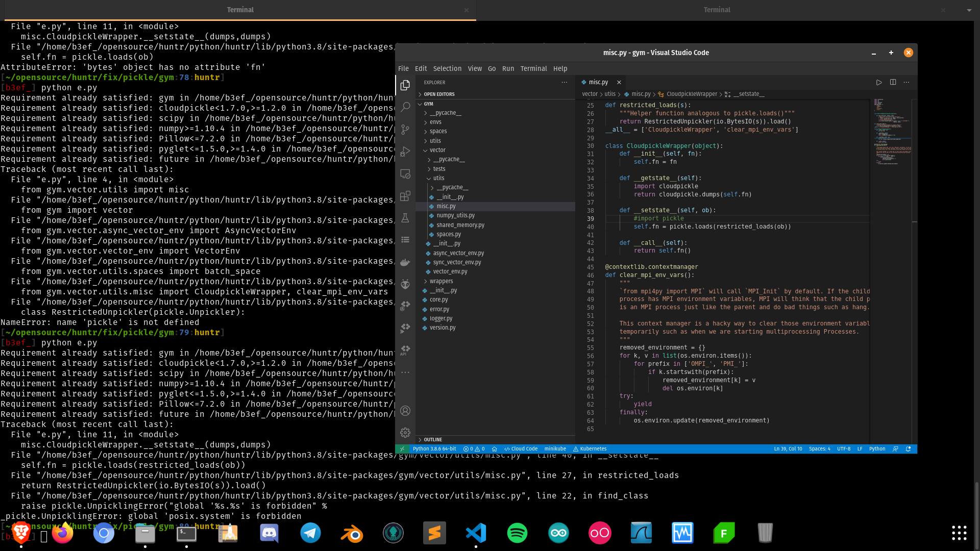 Security Fix for Arbitrary Code Execution - huntr.dev by huntr-helper ...