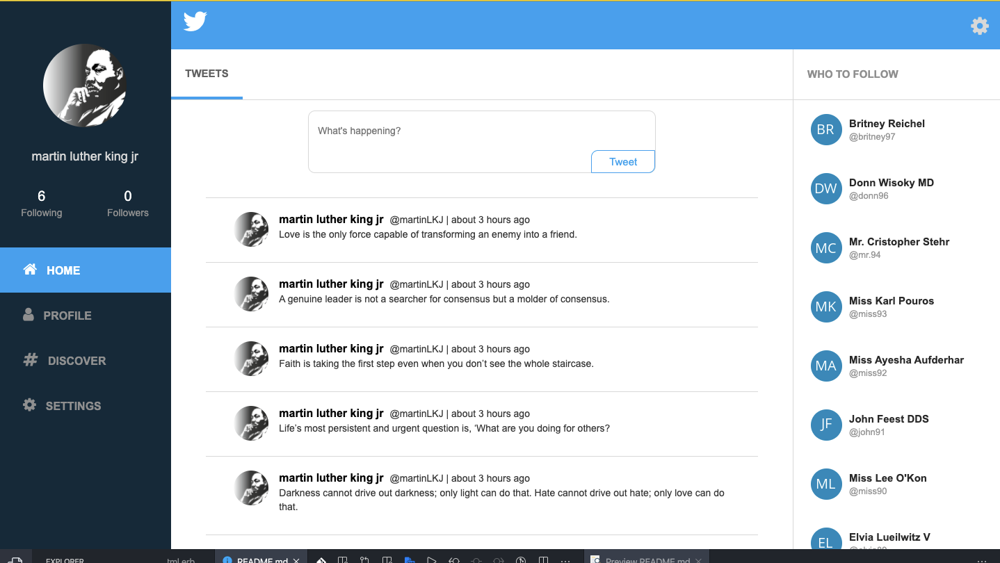 GitHub - triocloudVincet/Twitter-redesign: Capstone project for the end ruby on rails module