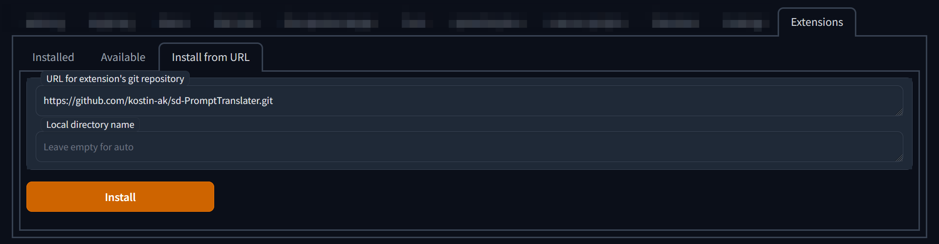 GitHub - kostin-ak/sd-PromptTranslater: A custom extension for AUTOMATIC1111/stable-diffusion ...