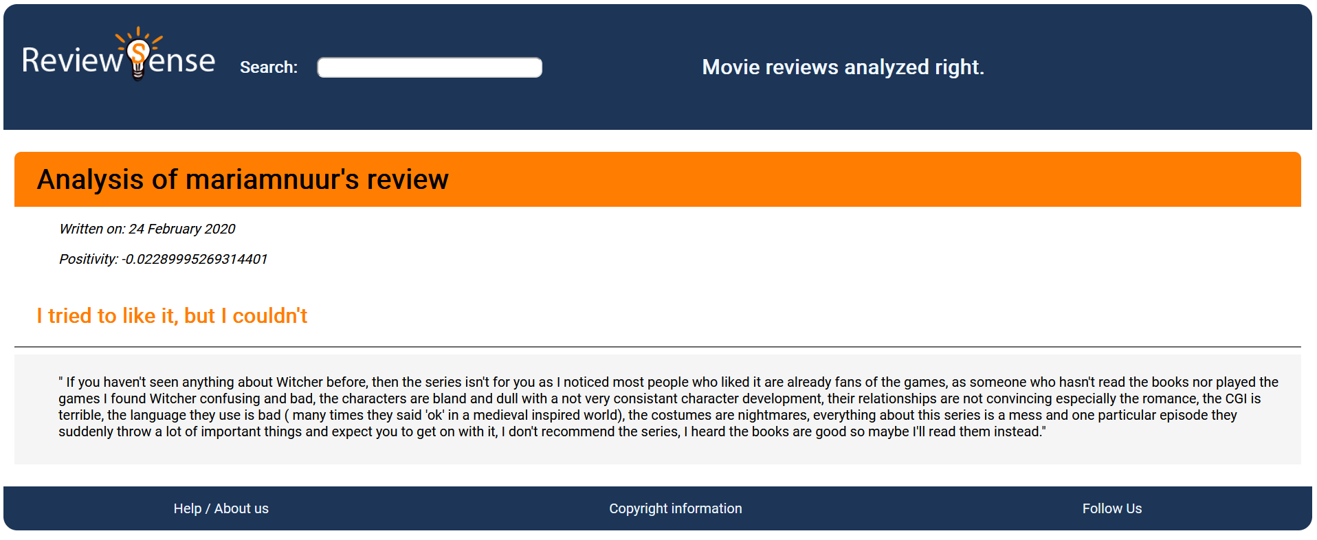 GitHub - john-t-maurer/ReviewSenseFrontEnd: This repository contains ...
