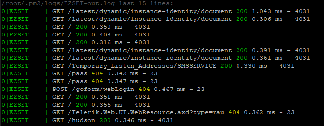 PM2 log timestamp 추가