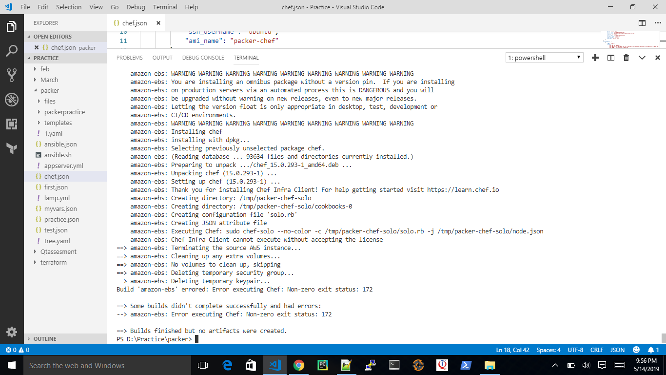 packer with chef getting error · Issue #449 · QT-DevOps/DevOpsIssues · GitHub