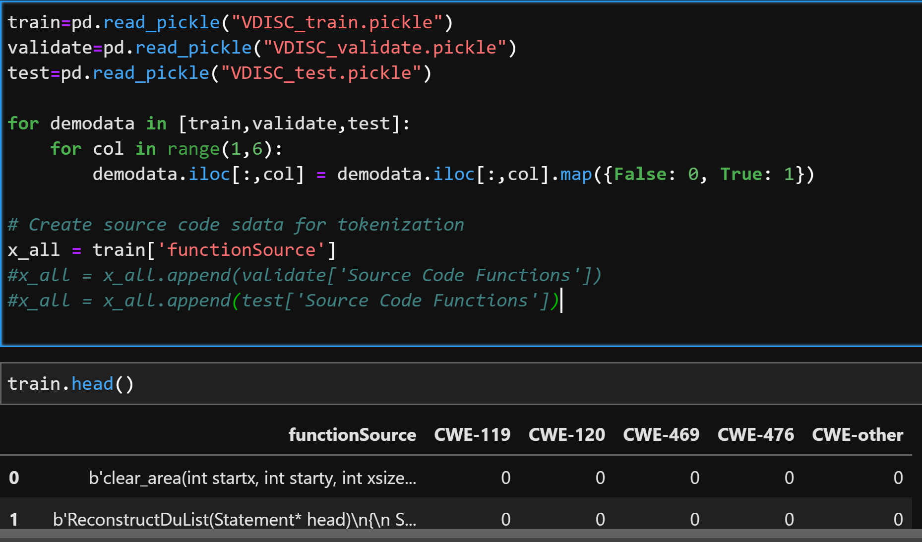 Error in Tokenizing the source code · Issue #2 · hazimhanif/svd_exp1 · GitHub