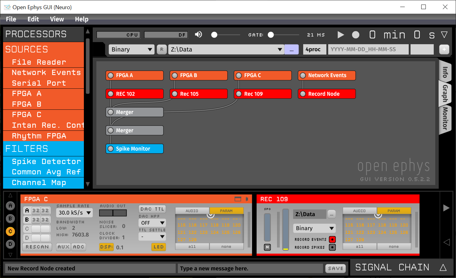 Record Node not recording all channels · Issue #397 · open-ephys/plugin-GUI · GitHub