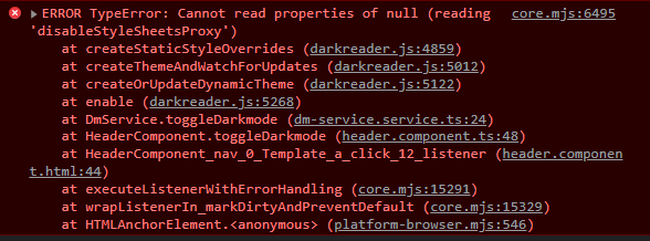 [Bug] Cannot read properties of null (reading 'disableStyleSheetsProxy') · Issue #7608 ...