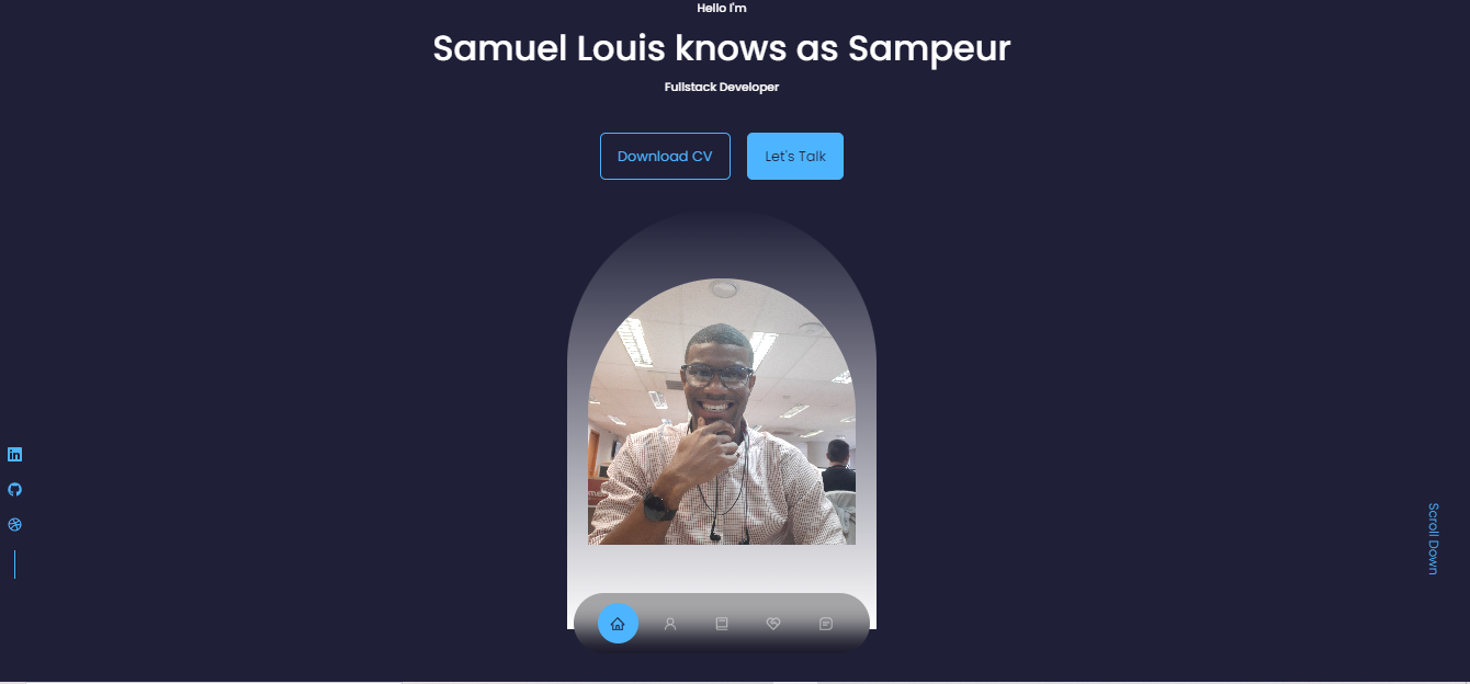 GitHub - SamuelLouis4life1/react-portfolio-website