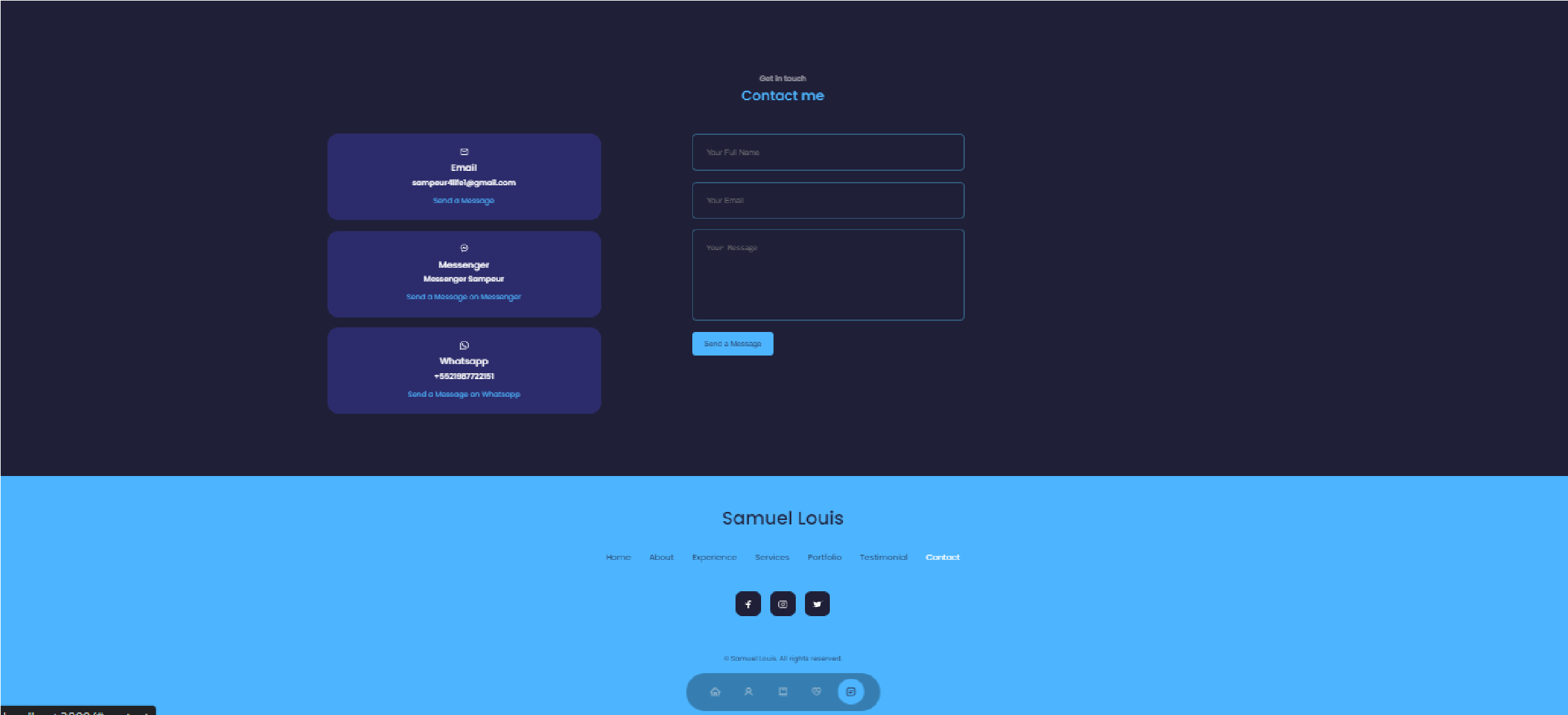 GitHub - SamuelLouis4life1/react-portfolio-website