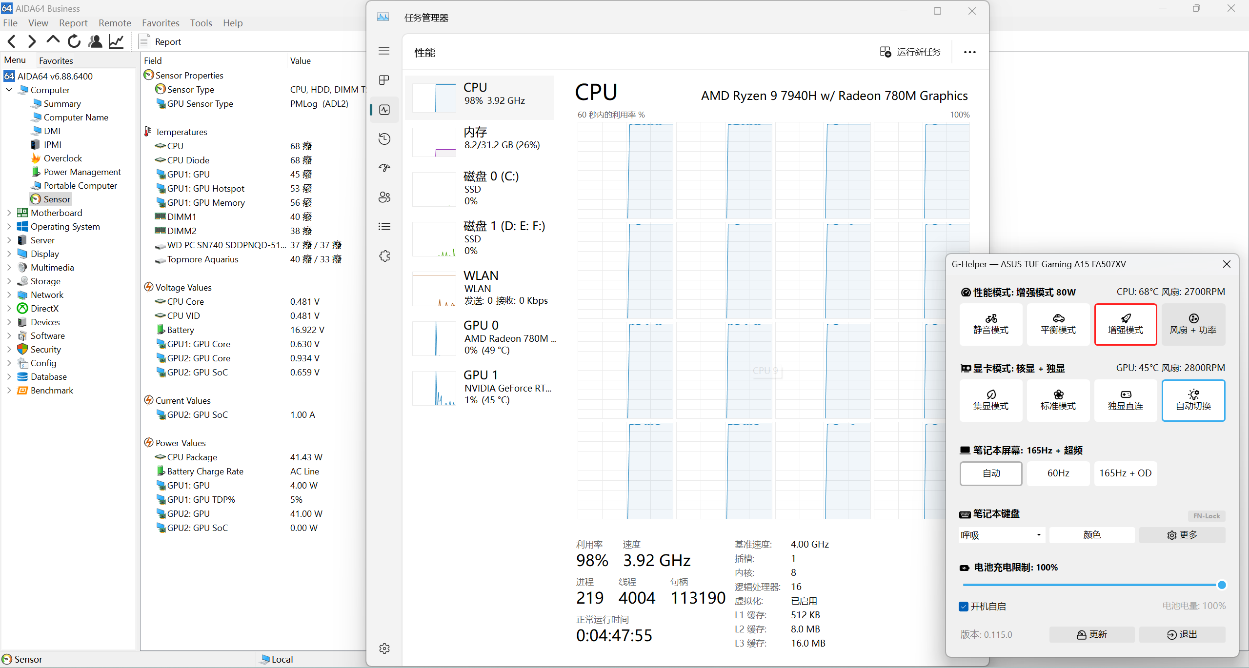 Using GHelper may cause CPU frequency lock (machine translation ...