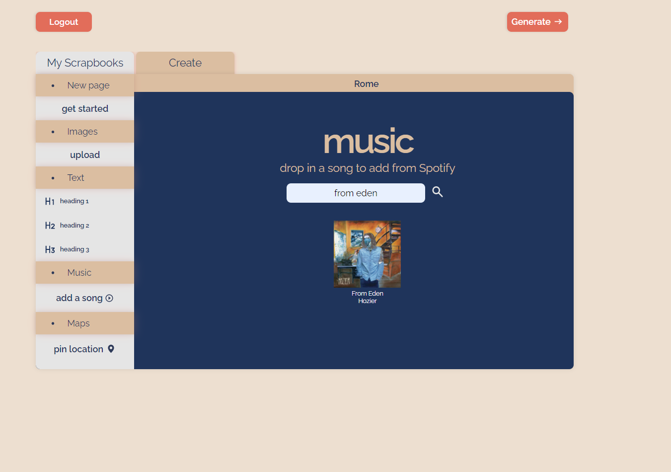 GitHub - afrah-ali/memoria: A virtual multi-media scrapbook generator for treasured memories.