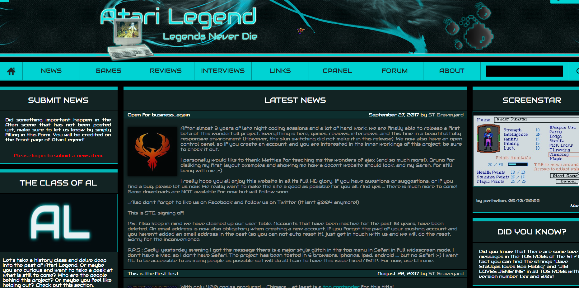 MAIN SITE - STYLE - The font used is not good · Issue #293 · atari-legend/legacy · GitHub