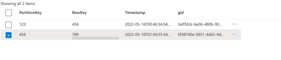 Retrieving an Azure Data Table with GUID column will return "Object of ...