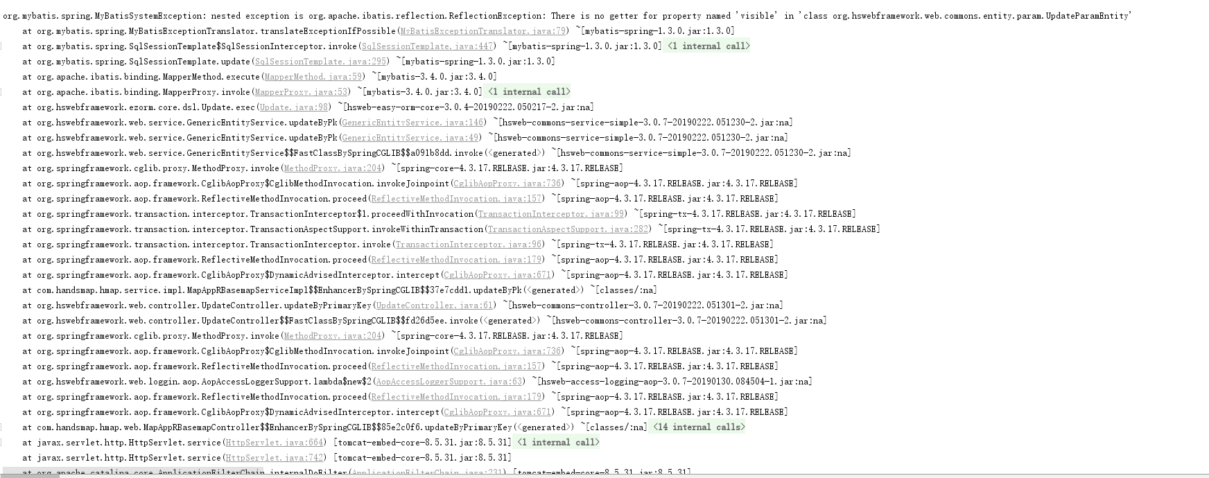 [BUG] mybatis 使用postgre boolean类型时,修改会报出错误 · Issue #123 · hs-web/hsweb-framework · GitHub