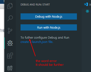 The word error in sidebar debug · Issue #88020 · microsoft/vscode · GitHub