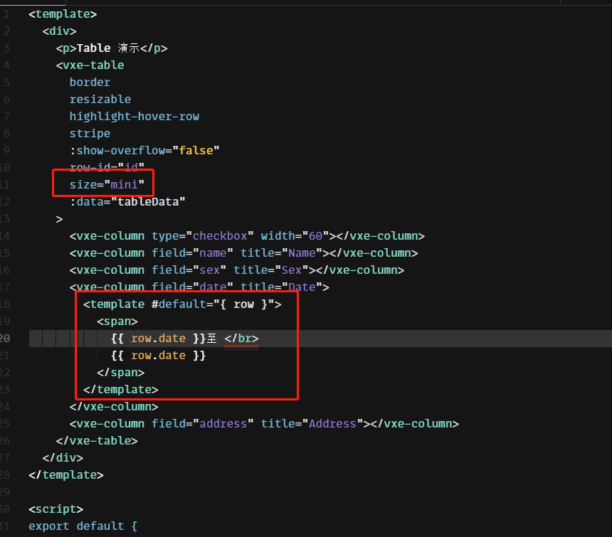 vxe-table列表size设为mini，数据换行后， 当前条数超过100，行高就被压缩 · Issue #1499 · x-extends ...