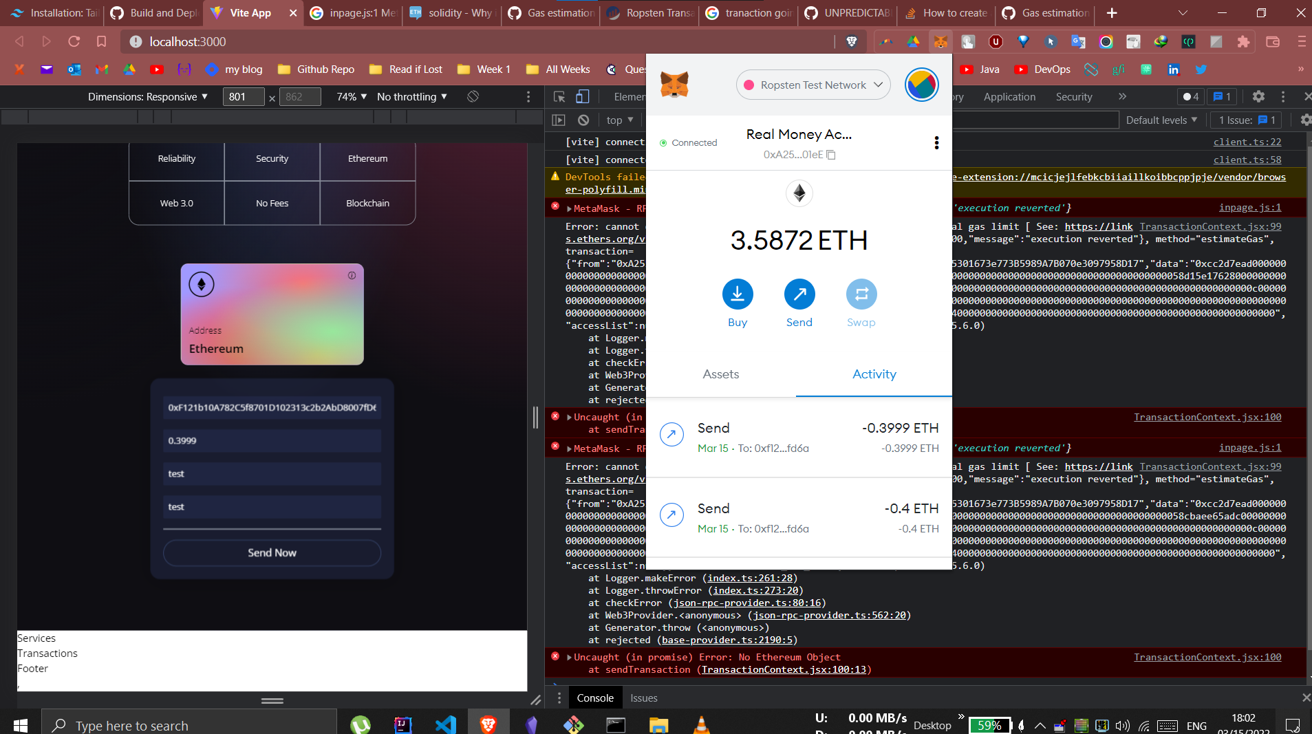 Build and Deploy a Modern Web 3.0 Blockchain App | Solidity, Smart Contracts · GitHub