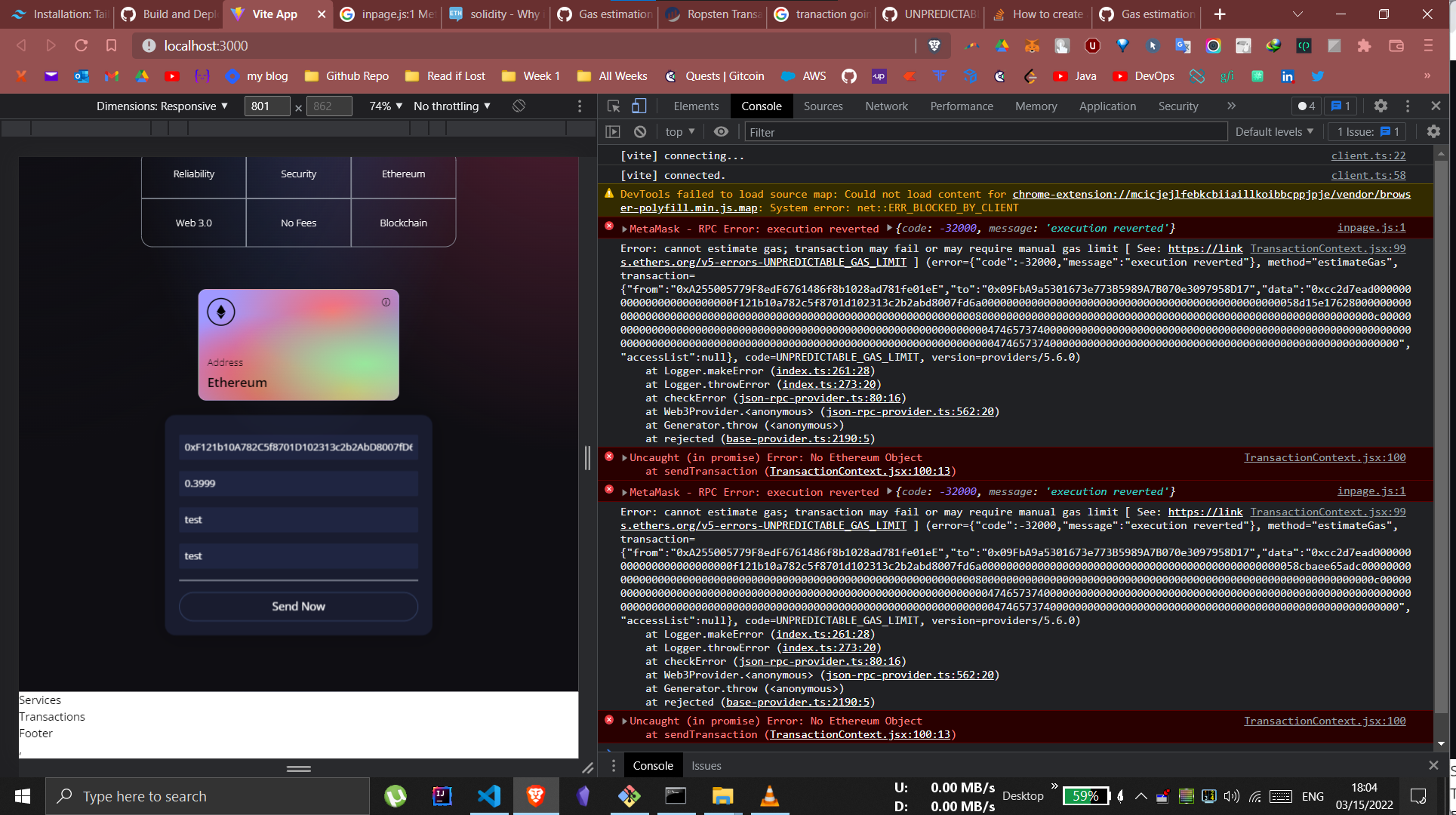 Build and Deploy a Modern Web 3.0 Blockchain App | Solidity, Smart Contracts · GitHub