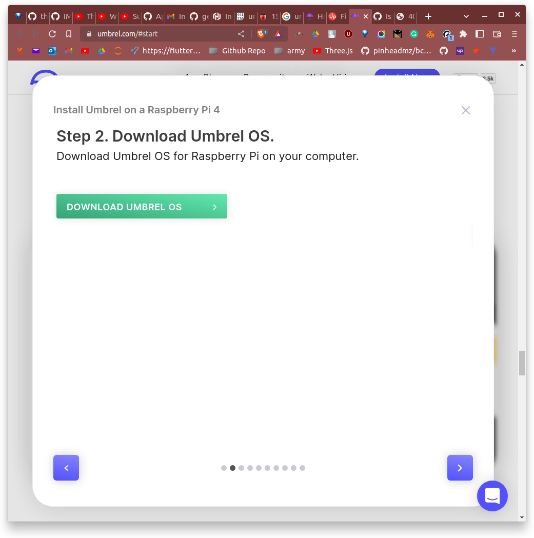Update the link for RasPi devices · Issue #1536 · getumbrel/umbrel · GitHub